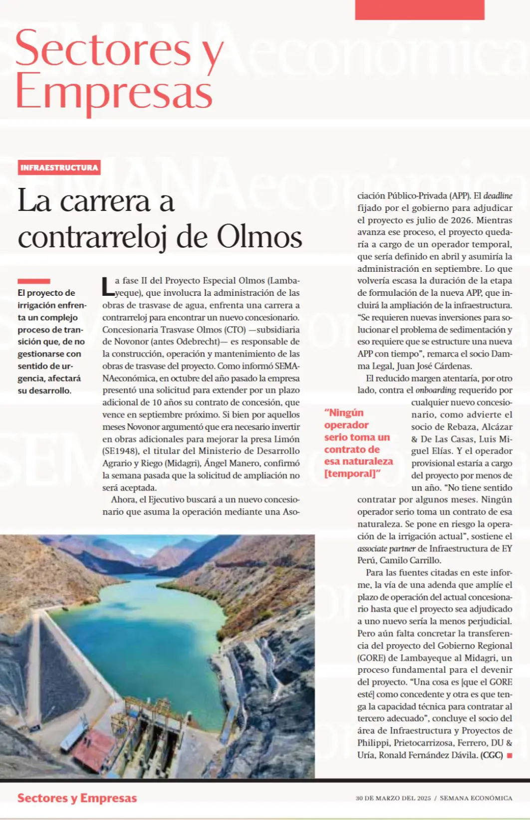 La carrera a contrarreloj de Olmos - PPU Legal